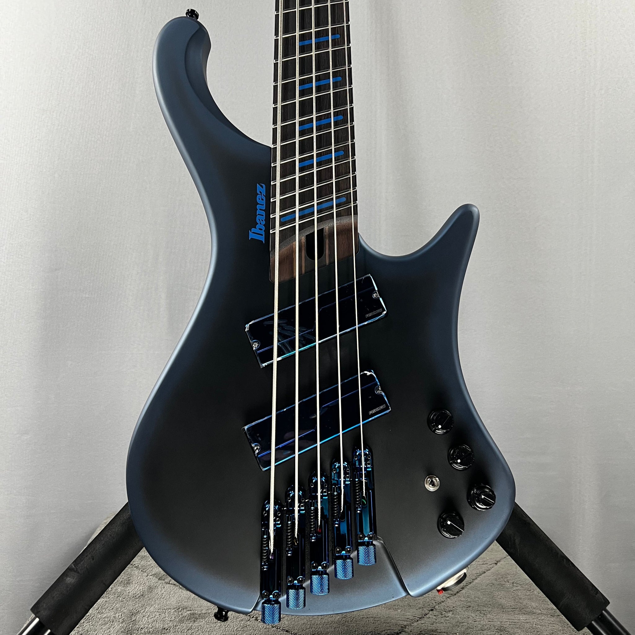 Bass Workshop EHB5MSBSP 5-string Multi-scale Bass Guitar - Midnight Ar