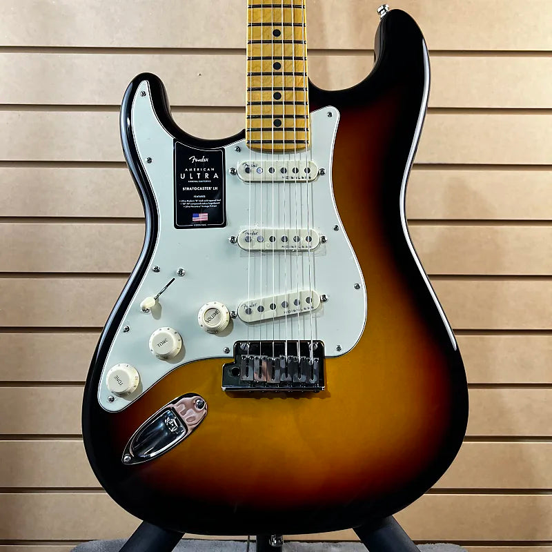 American Ultra Stratocaster Left-Handed - Ultraburst w/Maple Fretboard