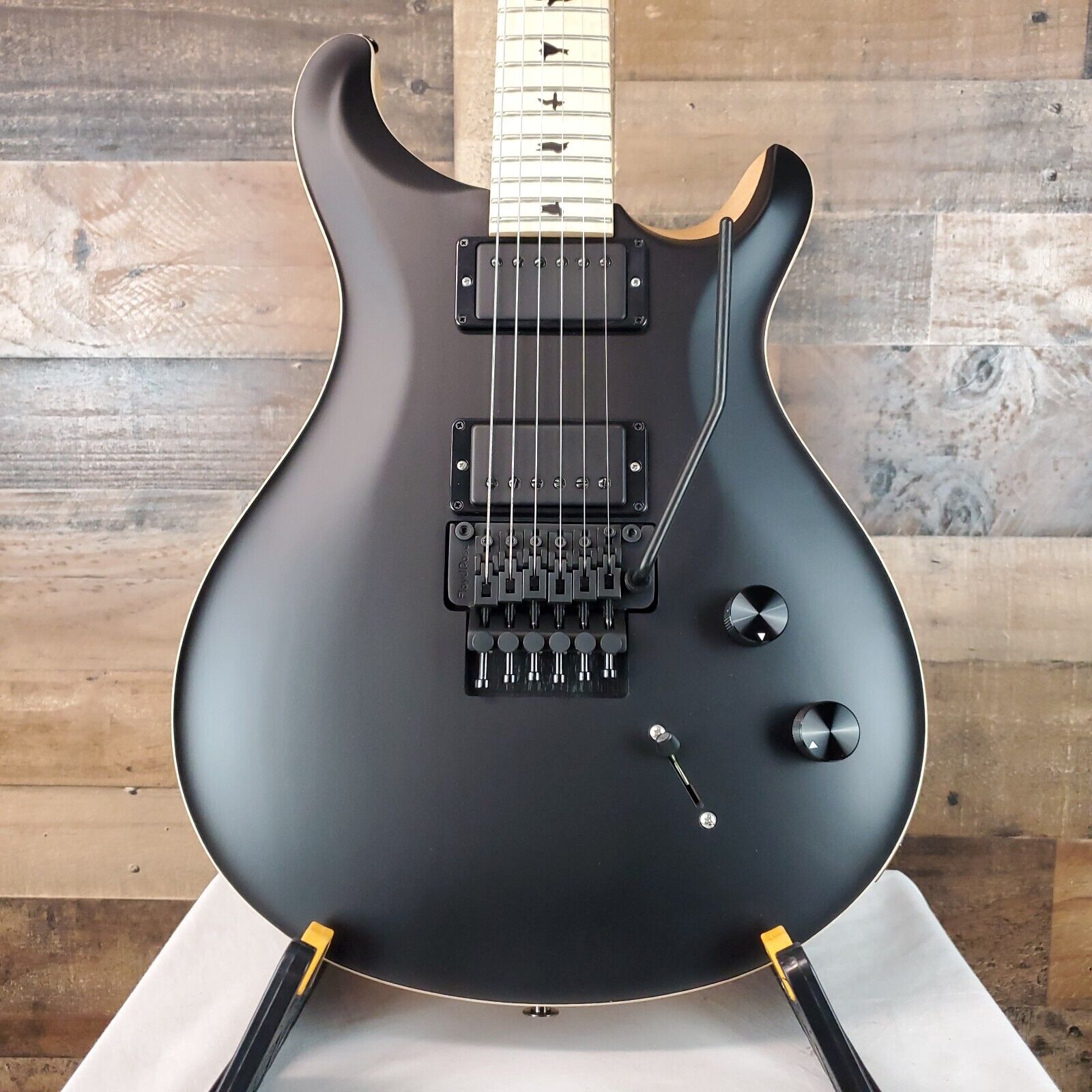PRS Dustie Waring CE24 w/Floyd Rose Trem, Satin Black Top, Free Ship,